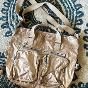 Kipling | Bags | Kipling Metallic Bronze Lunch Bag | Poshmark